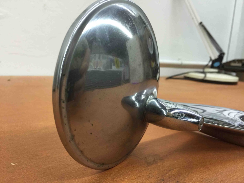 Vintage Antique CHROME MIRROR SIDE REAR VIEW FENDER DOOR 2120 Joma ...