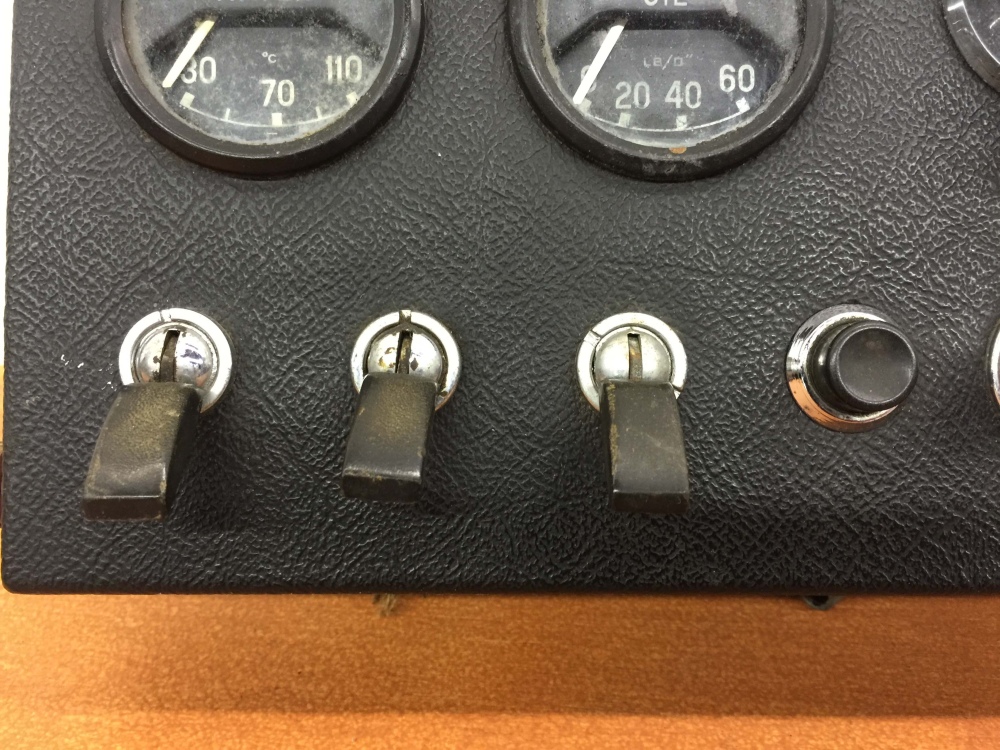 JAGUAR XKE SERIES 1 DASH GAUGE SWITCH CLUSTER, LUCAS, SMITHS - VERY ...