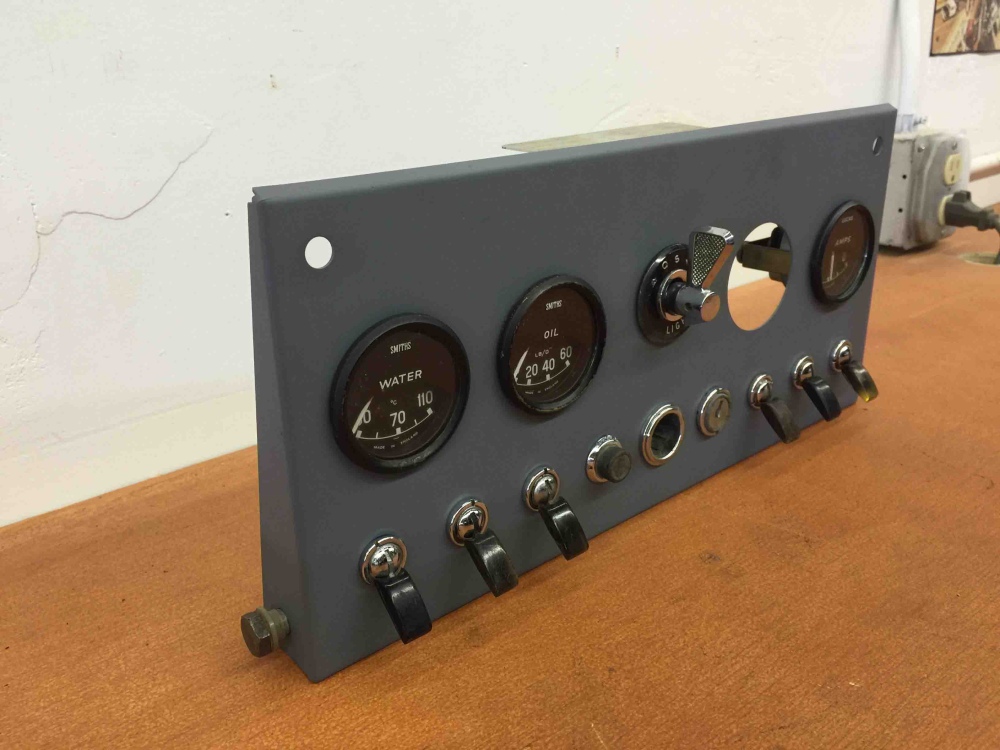 JAGUAR XKE SERIES 1 DASH GAUGE SWITCH CLUSTER, LUCAS, SMITHS EARLY XKE ...