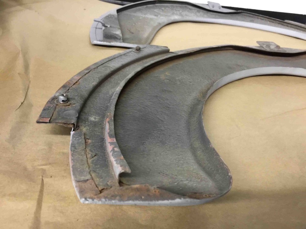 JAGUAR MK1 MK2 REAR WHEEL ARCH SPAT DRIVER AND PASSENGER SET ...