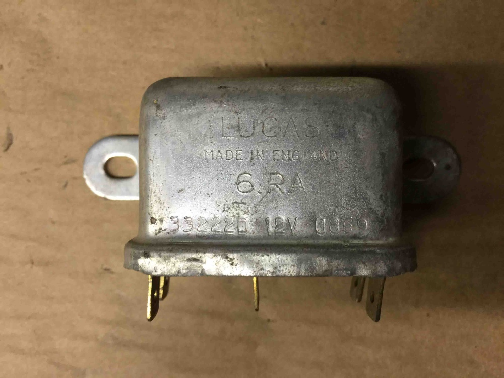 JAGUAR XKE LUCAS 6RA RELAY 33222D 12V 0869 - For Sale, Seattle WA