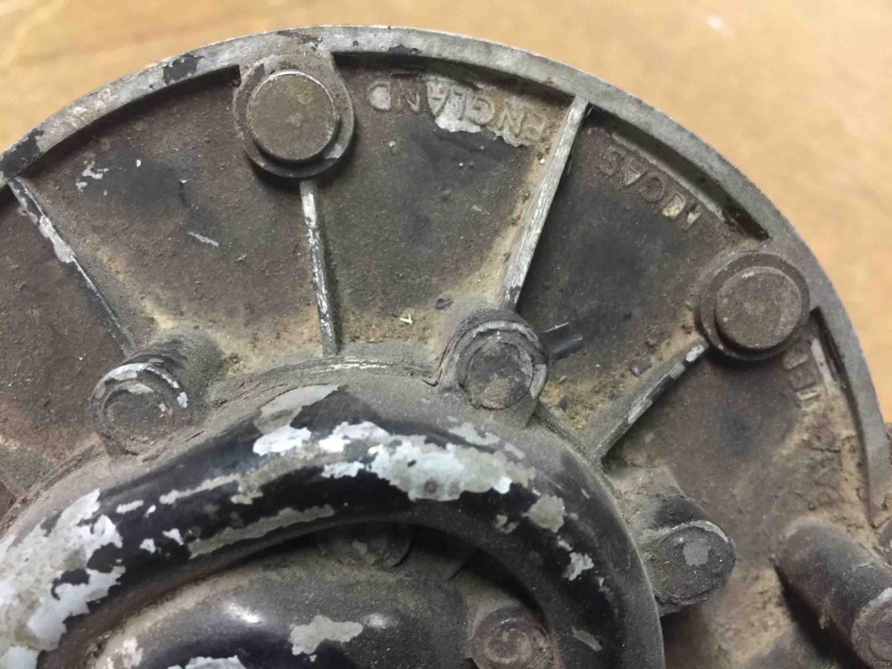 EARLY LUCAS WINDTONE HORNS HIGH LOW JAGUAR XK120 140 150 XKE MK MG ...