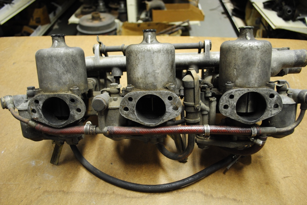 Jaguar Mark X Triple SU Carburetor Intake Manifold XKE XK150 - For Sale ...