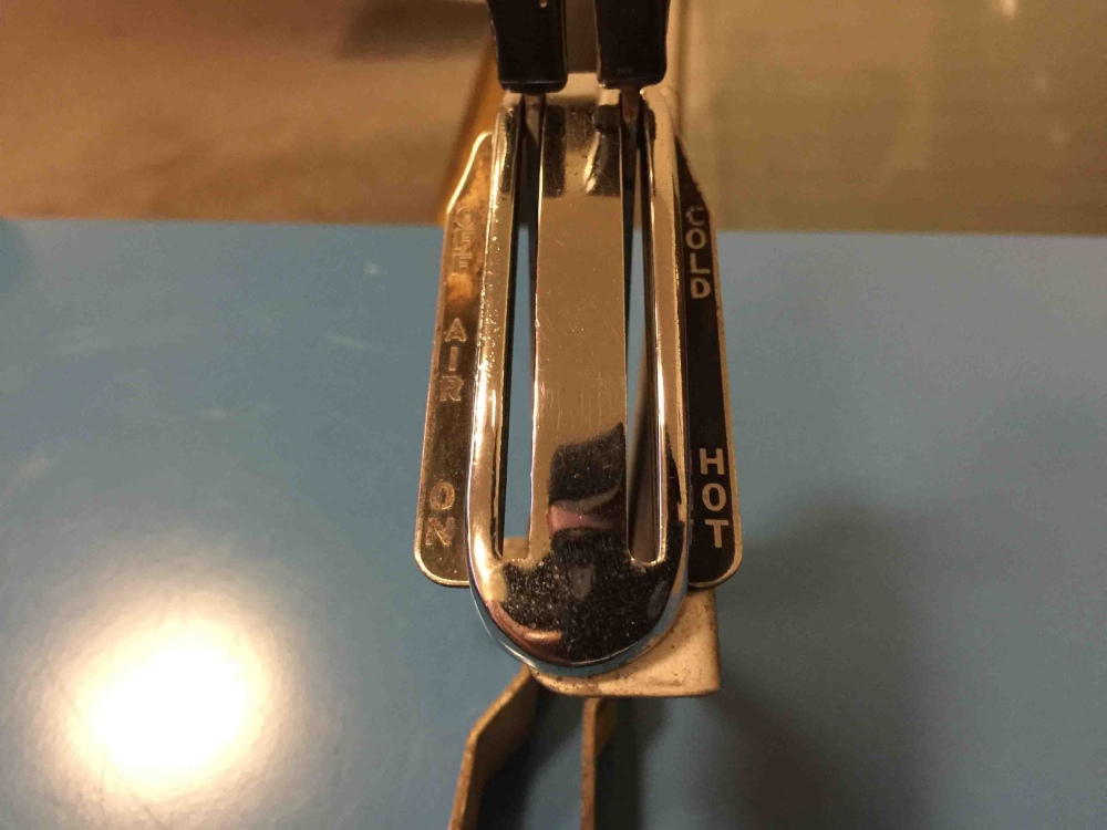 Jaguar XKE E Type 3.8 4.2 AIR On Off Cold Hot Switch Lever and Hardware ...