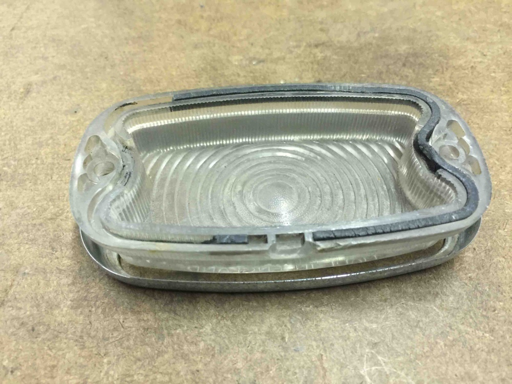 Jaguar XKE E type Lucas Reverse Light Lens and Chrome L595 Series 1 ...