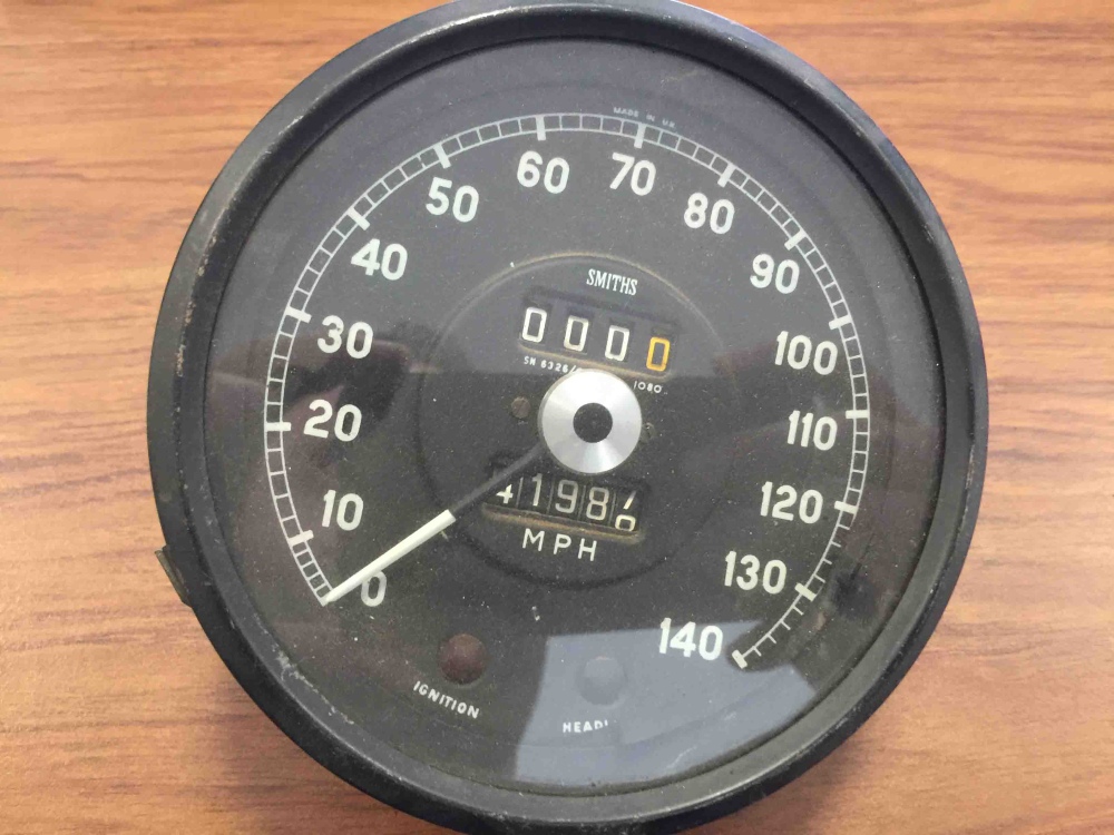 JAGUAR XKE E Type SMITHS SPEEDOMETER MPH SPEEDO GAUGE SN6326 09 1080 ...