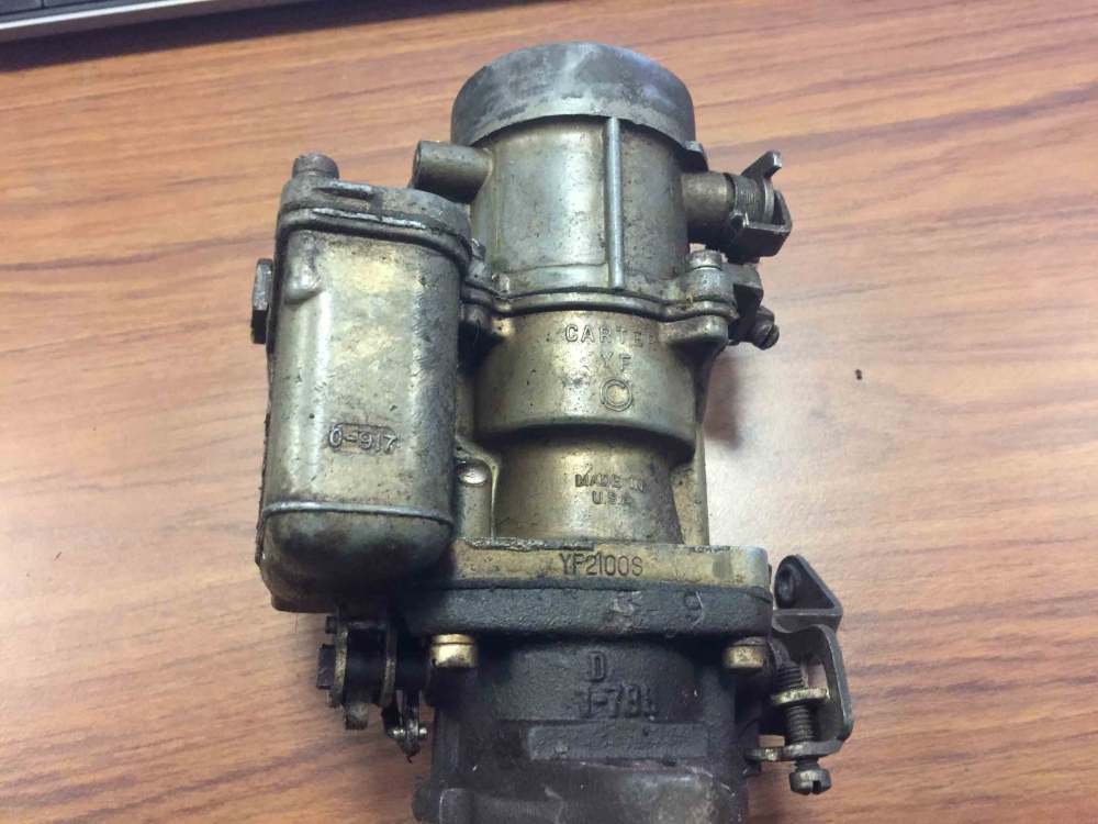 Carter YF Carburetor YF2100S D 1 798 C 917 6 740 GM Chevy - For Sale ...