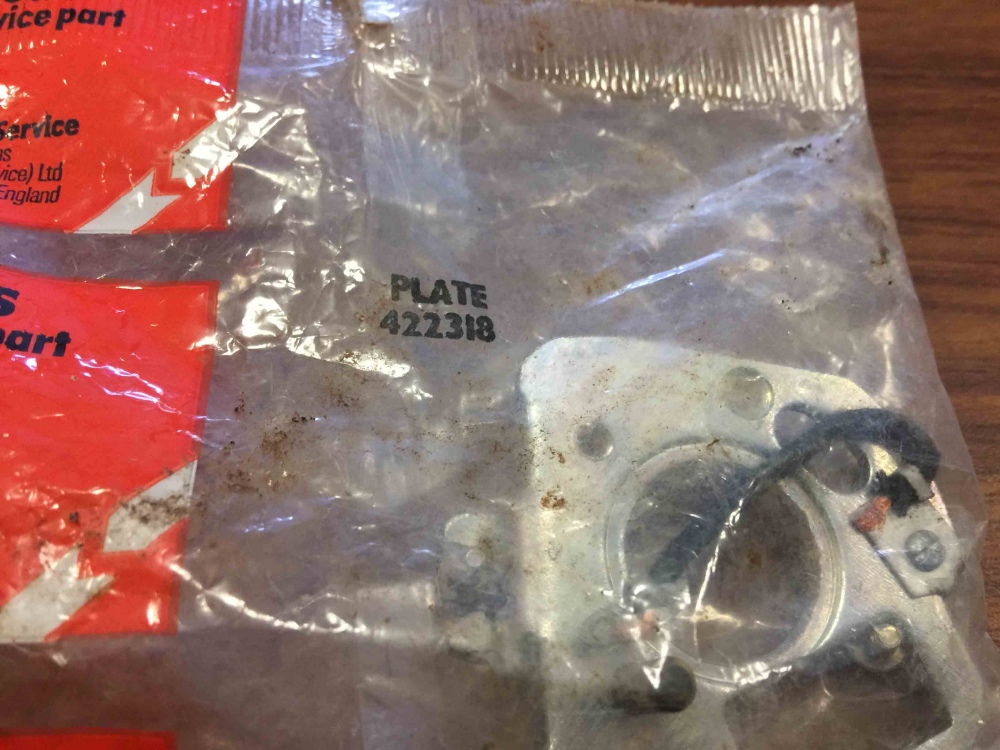 Lucas Distributor DM2P4 22D6 25D6 25D4 DM2P4 421078 422318 point plate ...