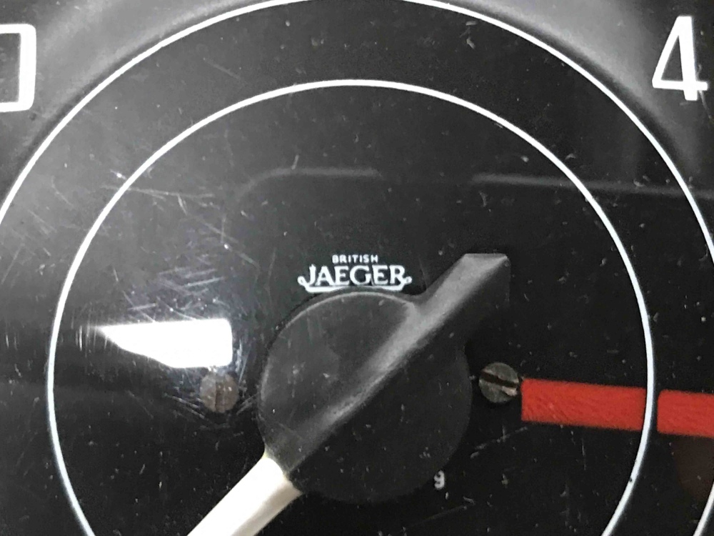 Triumph TR2 TR3 JAEGER Tachometer Tach RPM Gauge RN 1402 09 Bubble ...