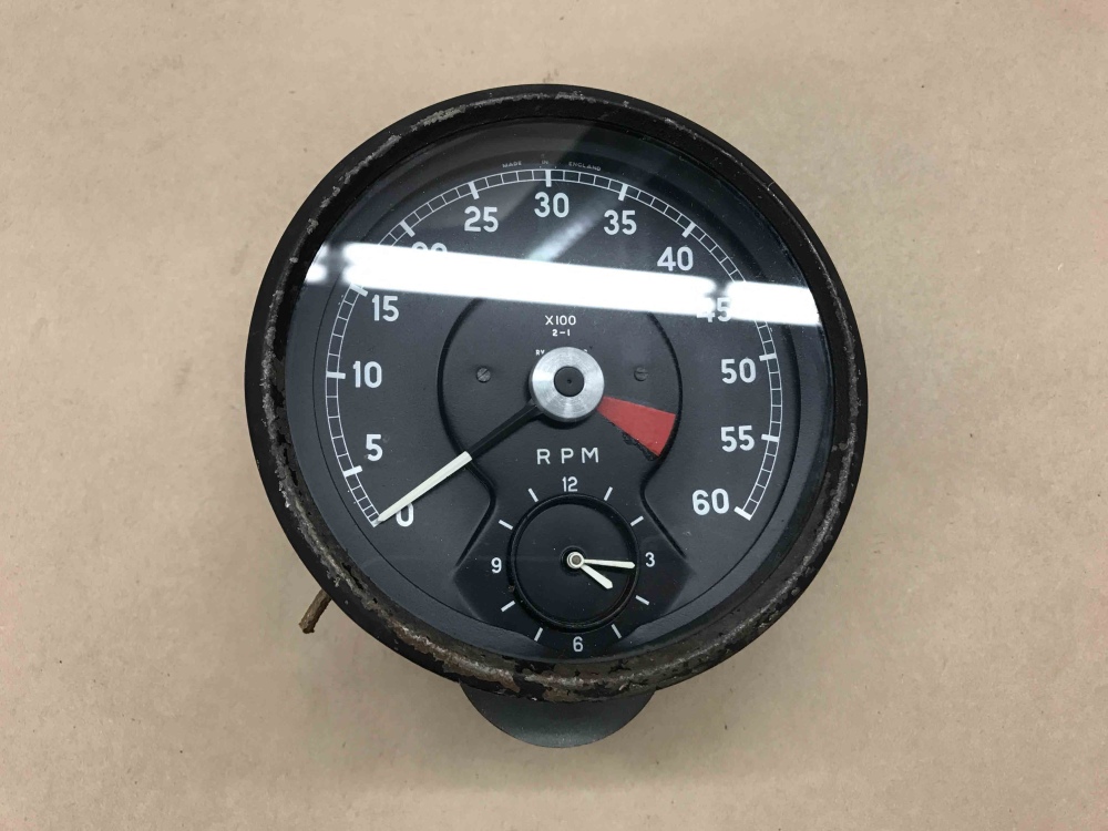 Jaguar XKE MK1 MK2 SMITHS Tachometer Tach RPM Gauge CLOCK RV 7403 02 ...
