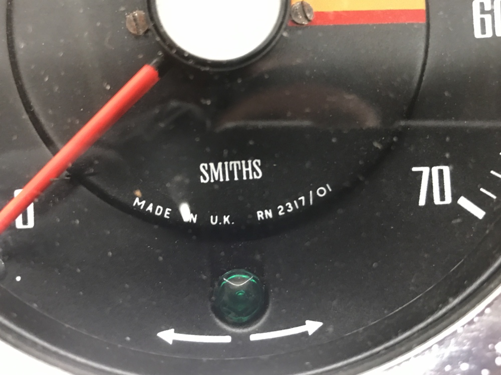 Triumph GT6 SMITHS Tachometer RPM Gauge RN 2317 01 Instrument X100 3 55 ...