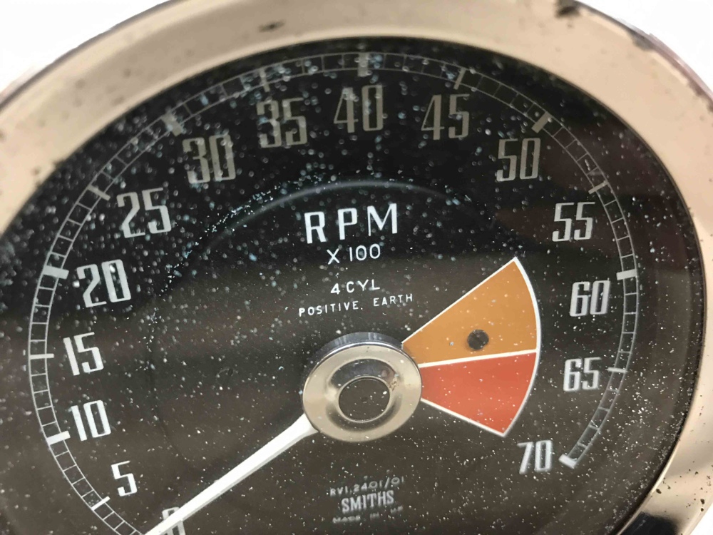 Austin Healey Sprite MG MGB Midget SMITHS Tachometer Tach RPM Gauge RVI ...