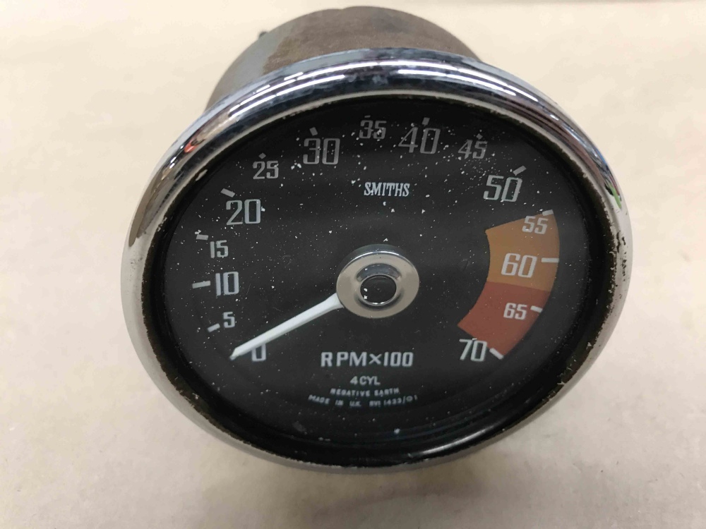 Austin Healey Sprite MG MGB Midget SMITHS Tachometer Tach RPM Gauge RVI 1433 01 - For Sale ...