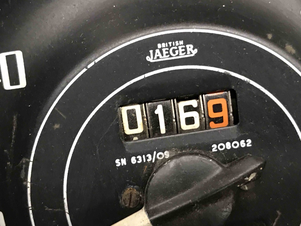 Triumph TR4 TR4A JAEGER Speedometer Speedo MPH Gauge SN 6313 09 ...