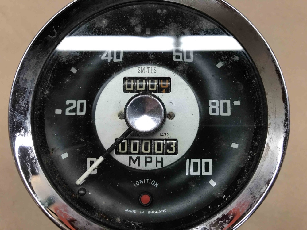 Austin Healey Bugeye Sprite Speedometer Speedo MPH Gauge SN 6155 10 MK1 ...