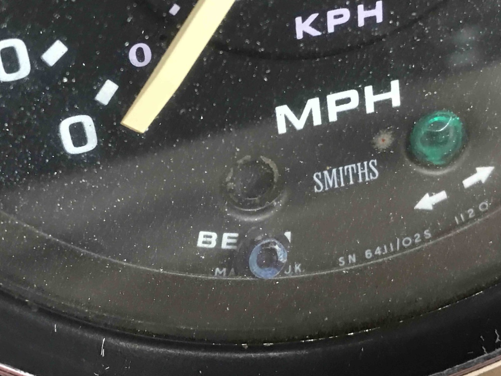 Triumph TR6 SMITHS Speedometer Speedo MPH Gauge SN 6411 02 S Instrument ...