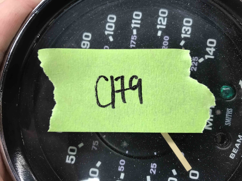 Triumph TR6 SMITHS Speedometer Speedo MPH Gauge SN 6411 02 S Instrument ...