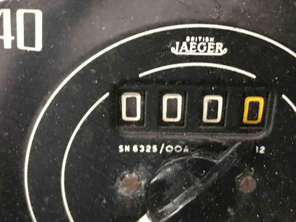 Triumph TR4 TR4A JAEGER Speedometer Speedo MPH Gauge SN 6325 00 A ...