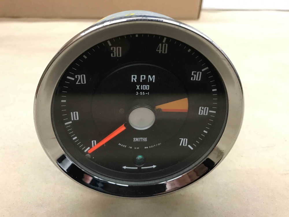 Triumph GT6 SMITHS Tachometer Tach RPM Gauge RN 2317 01 Instrument ...