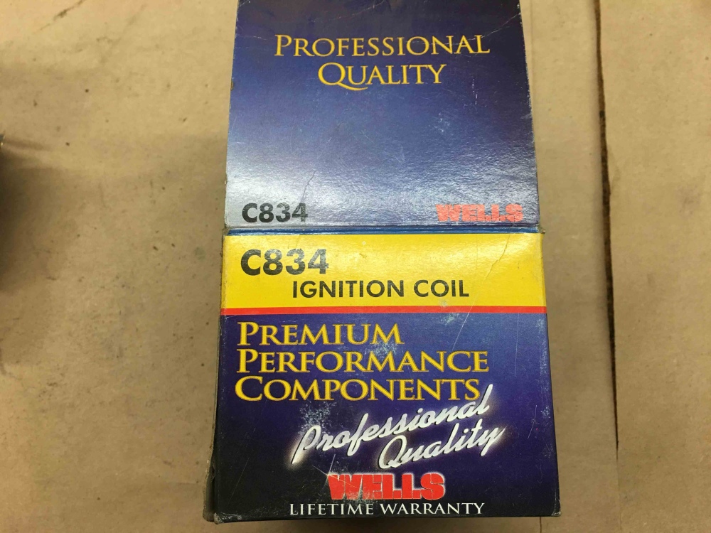 WELLS C834 HEI Distributor Ignition Coil Pack for GM Pickup Truck Van ...