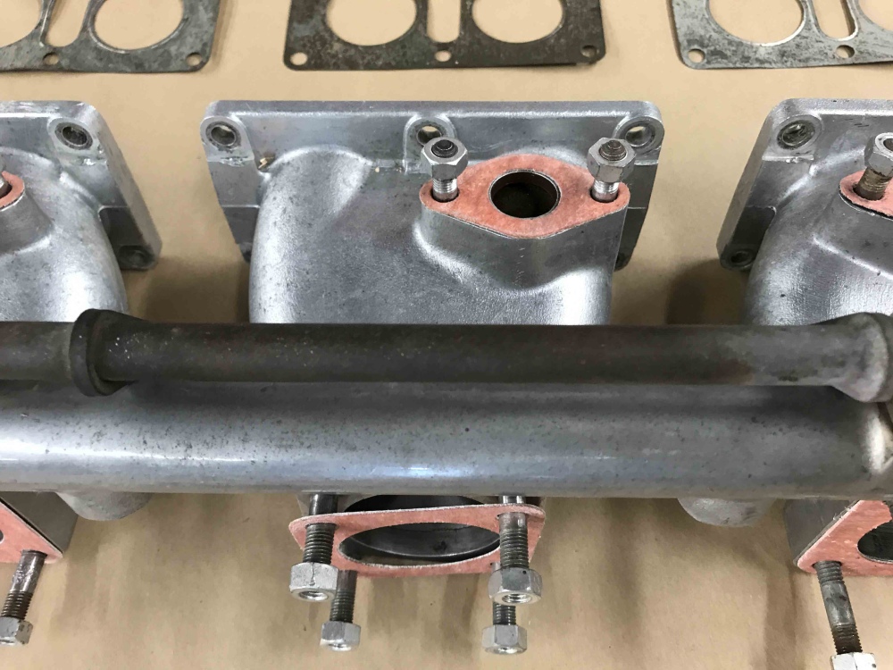 Jaguar XKE E Type 3.8 Triple SU Intake Manifolds and Linkage fits early ...