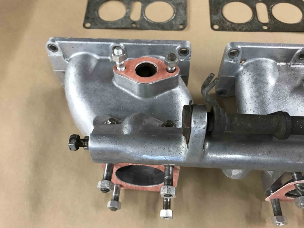 Jaguar XKE E Type 3.8 Triple SU Intake Manifolds and Linkage fits early ...