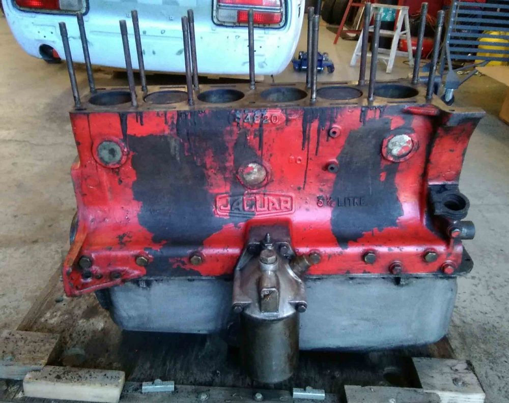 Jaguar XK120 Engine W3882-8 Short Block - For Sale, Seattle WA