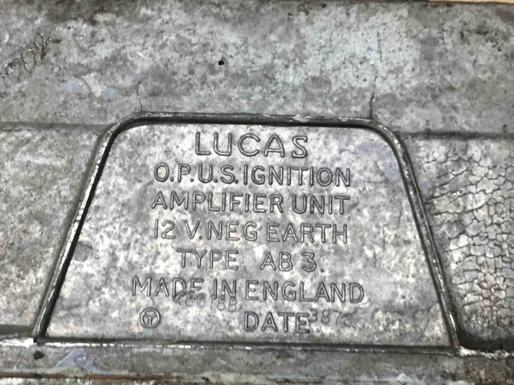 JAGUAR E TYPE XKE SERIES 3 V12 LUCAS O.P.U.S. IGNITION AMPLIFIER UNIT ...