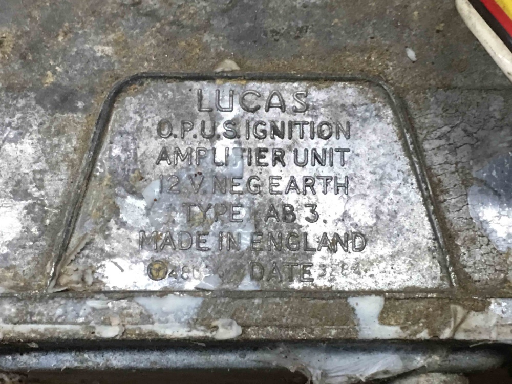 JAGUAR E TYPE XKE SERIES 3 V12 LUCAS O.P.U.S. IGNITION AMPLIFIER UNIT ...