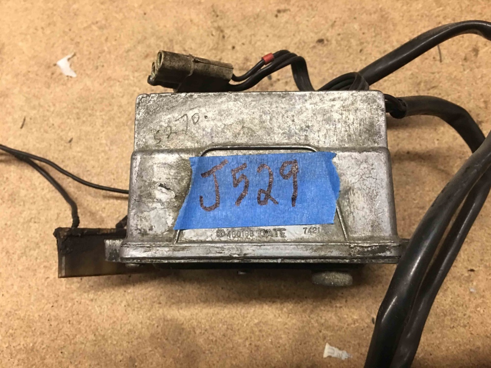 JAGUAR E TYPE XKE SERIES 3 V12 LUCAS O.P.U.S. IGNITION AMPLIFIER UNIT ...