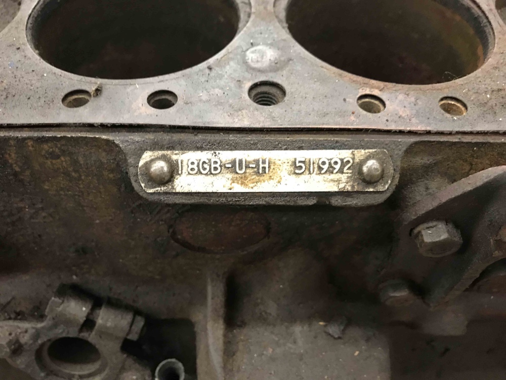 MGB SHORT BLOCK OIL PAN FLYWHEEL 18GB-U-H MG MGB BLOCK ENGINE MOTOR ...