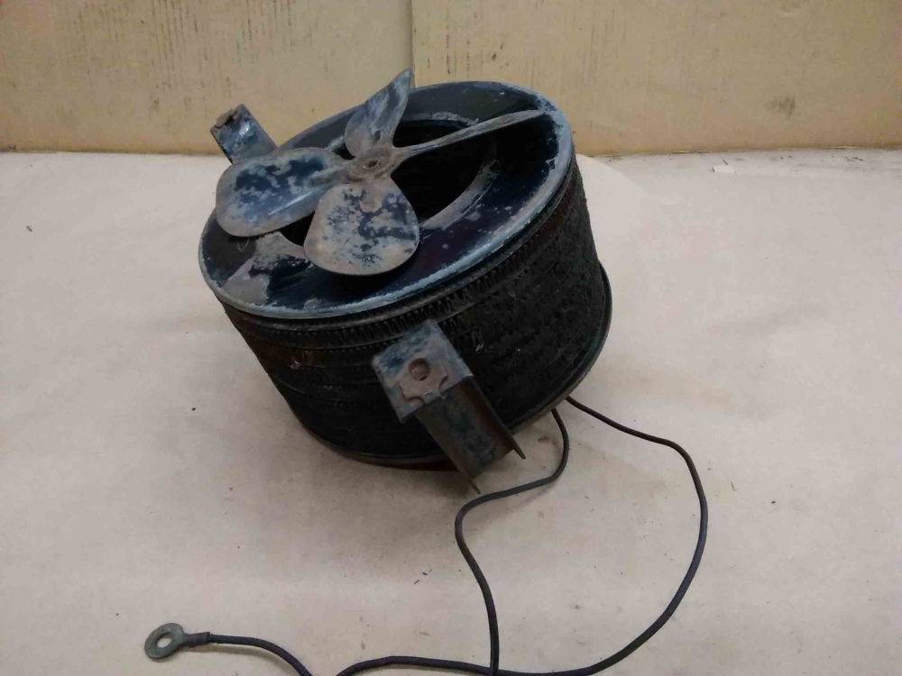Triumph TR3 Round Heater Core with Smiths Motor Fan and Mounting ...