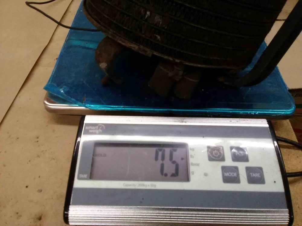 Triumph TR3 Round Heater Core with Smiths Motor Fan and Mounting ...