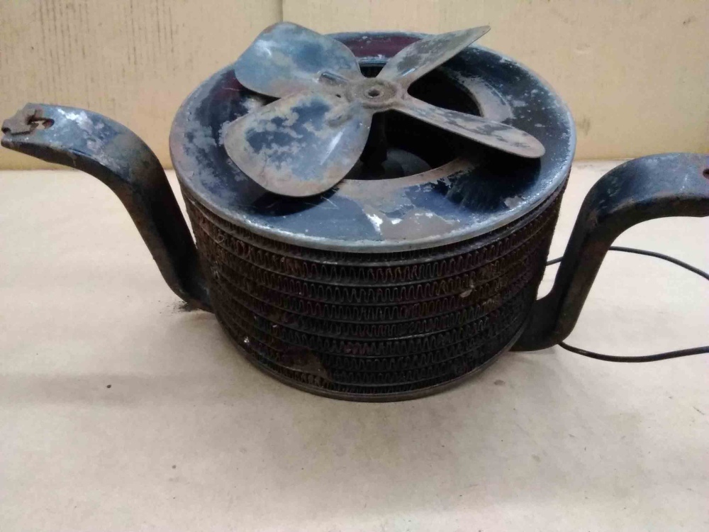 Triumph TR3 Round Heater Core with Smiths Motor Fan and Mounting ...