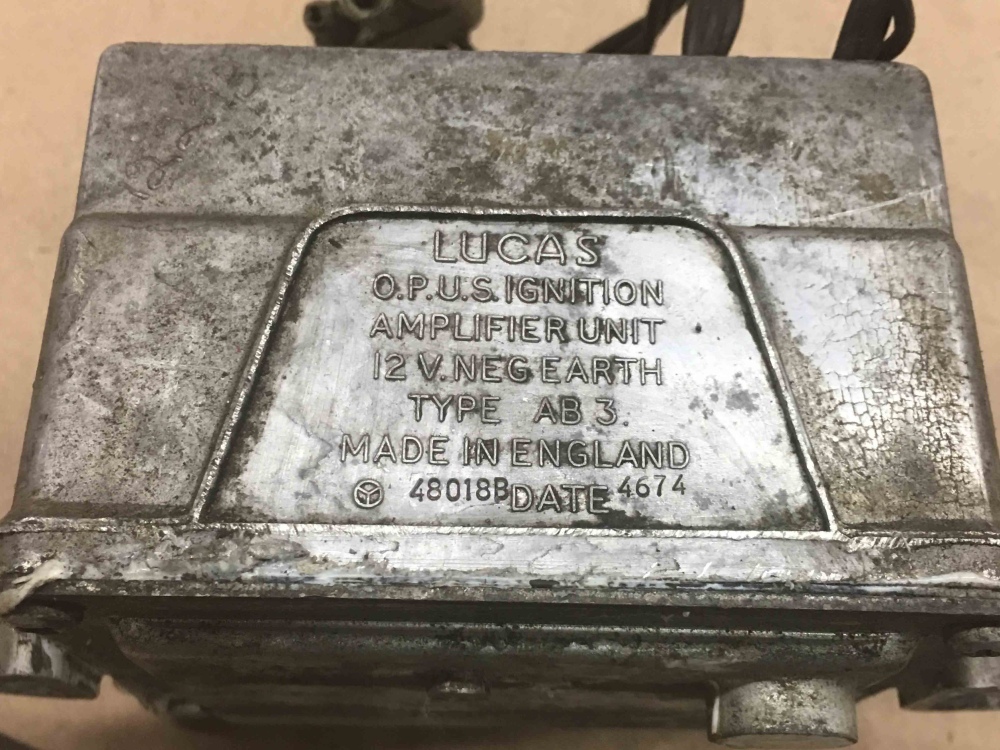 JAGUAR E TYPE XKE SERIES 3 V12 LUCAS O.P.U.S. IGNITION AMPLIFIER UNIT ...