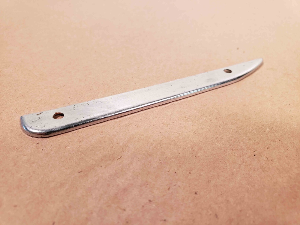 Jaguar E-Type XKE FHC Coupe 2+2 Boot Trunk Hinge Cover Chrome Trim OEM ...