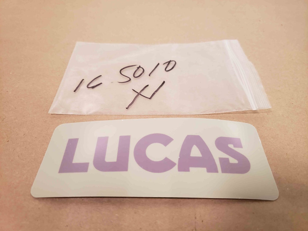 JAGUAR XKE E TYPE LUCAS BATTERY STICKER - For Sale, Seattle WA