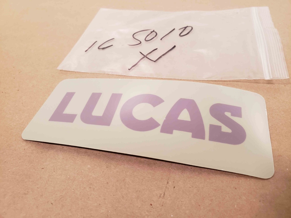 JAGUAR XKE E TYPE LUCAS BATTERY STICKER - For Sale, Seattle WA