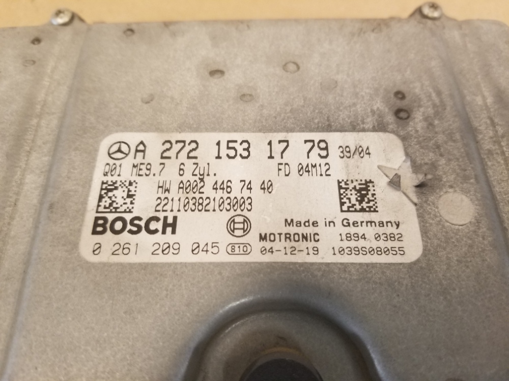 2006-07 MERCEDES R350 ML350 ECU ENGINE CONTROL MODULE 2721535579 - For ...