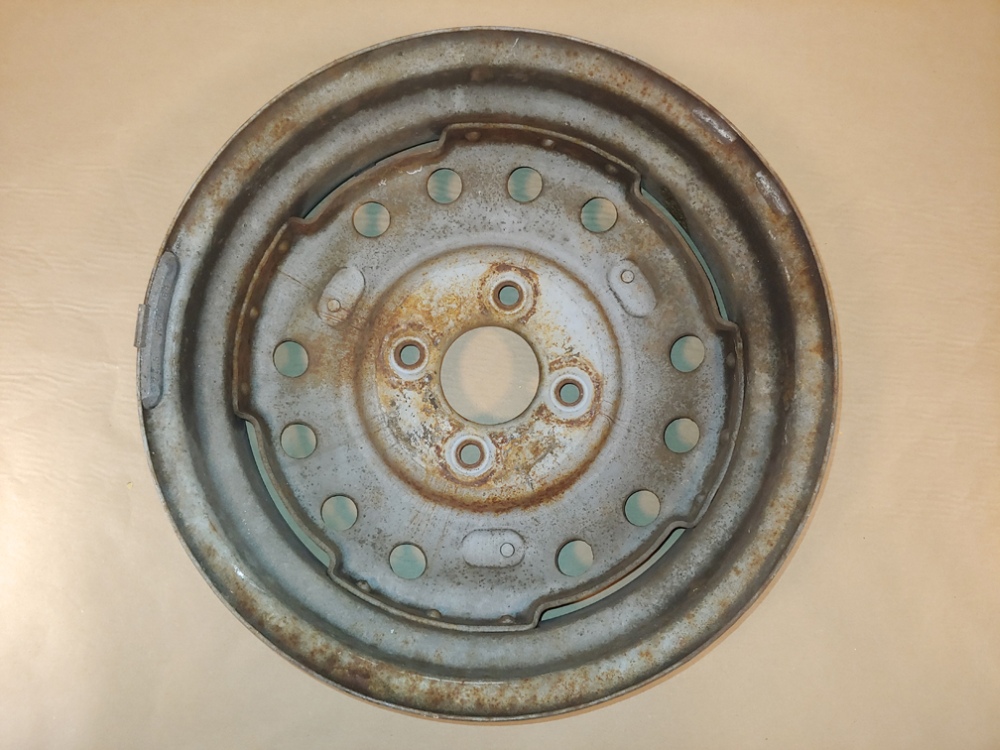 Triumph TR3 TR4 TR6 Original 15 inch Steel Wheel Sankey 15x4 456866 OEM ...