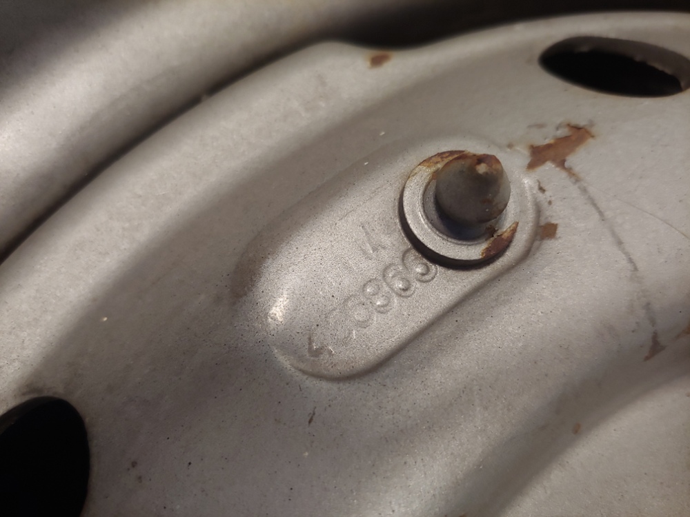 Triumph TR3 TR4 TR6 Original 15 inch Steel Wheel Sankey 15x4 456866 OEM ...