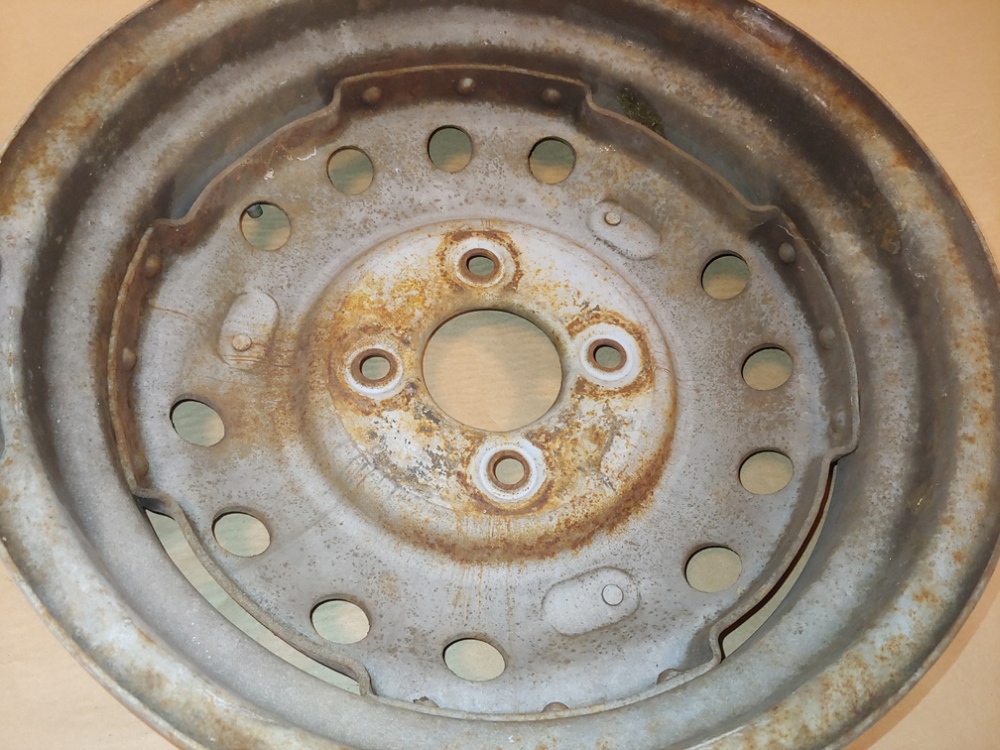 Triumph TR3 TR4 TR6 Original 15 inch Steel Wheel Sankey 15x4 456866 OEM ...
