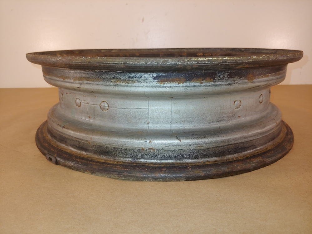Original Sankey Triumph TR3 TR4 15 inch 4 Bolt Steel Road Wheel 15 x 4. ...
