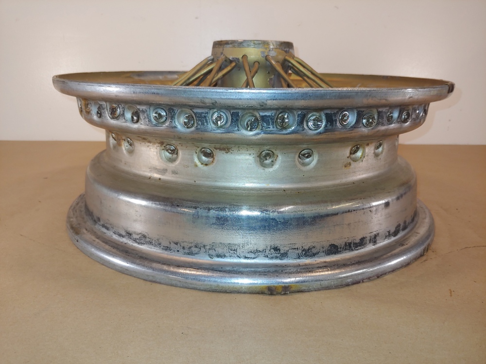 Jaguar XKE E-Type Original 15 inch Wire Wheel XA455C Dunlop 15 x 5 OEM ...