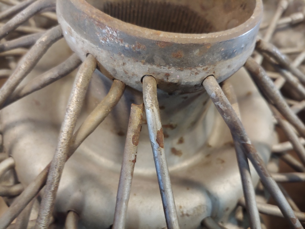 Jaguar XKE E-Type Original 15 inch Wire Wheel XA455C Dunlop 15 x 5 OEM ...