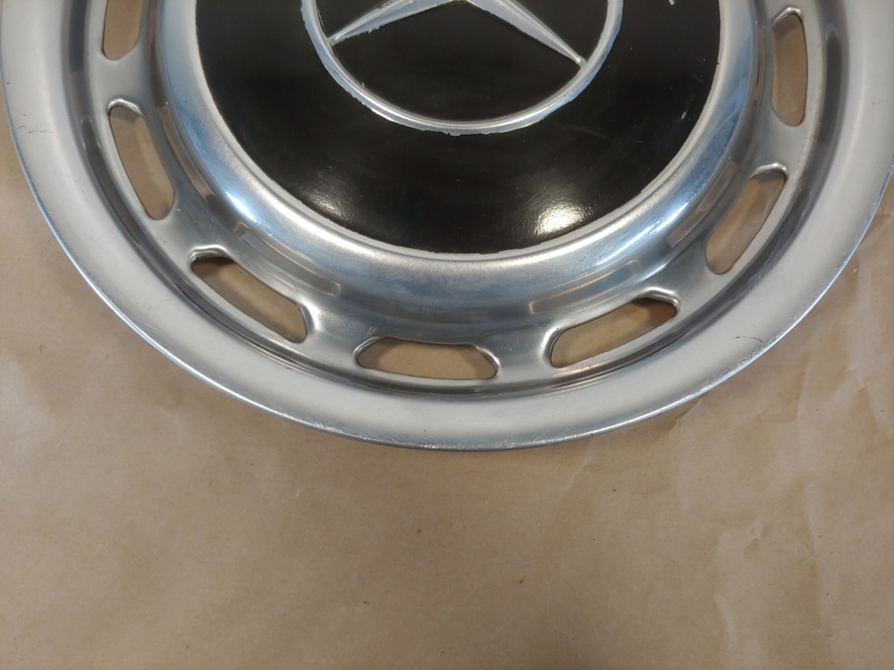 Mercedes Benz Vintage Hubcap 15 inch Wheel Cover with Black Center OEM ...