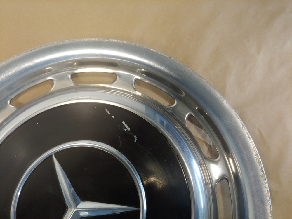 Mercedes Benz Original Vintage Wheel Cover Hubcap 15 inch with Black ...