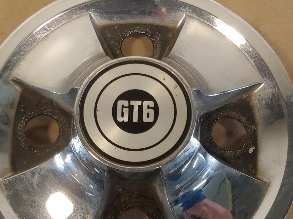 Triumph GT6 Original Chrome Center Hub Cab 88715906 OEM - For Sale ...