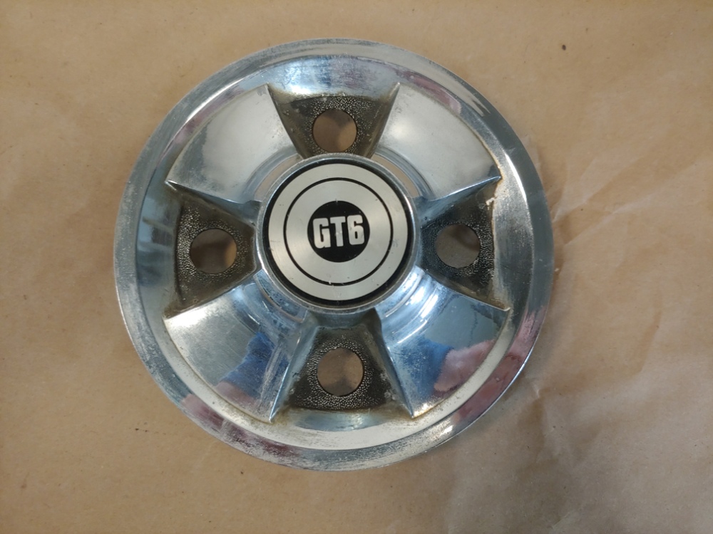 Triumph GT6 Original Center Hub Cab Chrome 88715906 OEM - For Sale ...