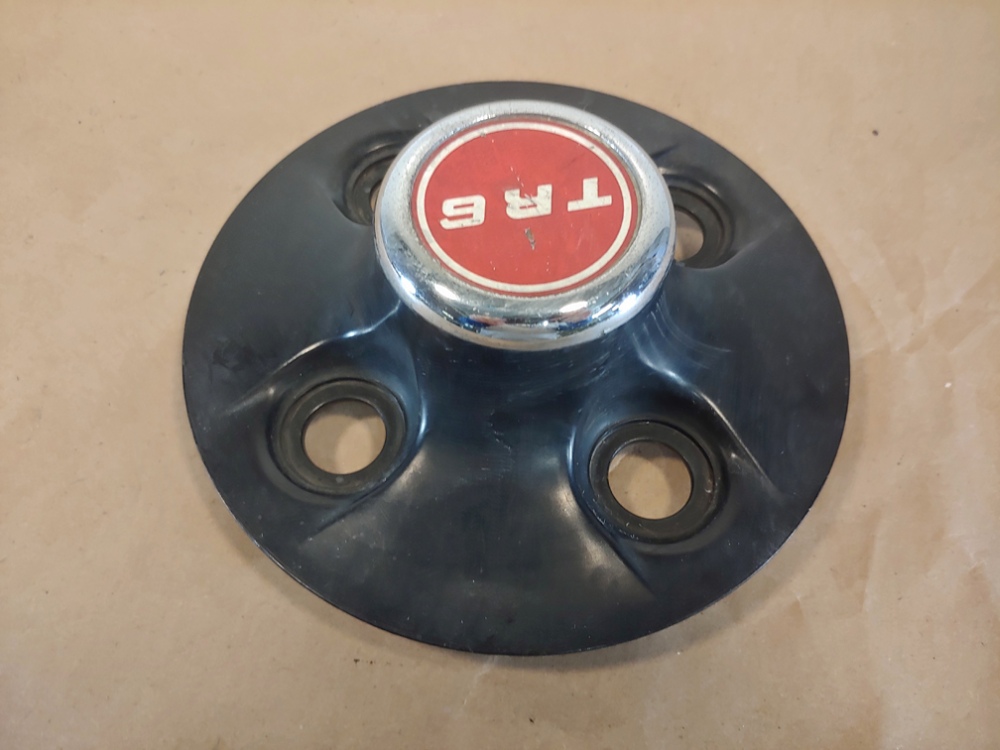 Triumph TR6 Original Center Hub Cab Black and Red OEM - For Sale ...